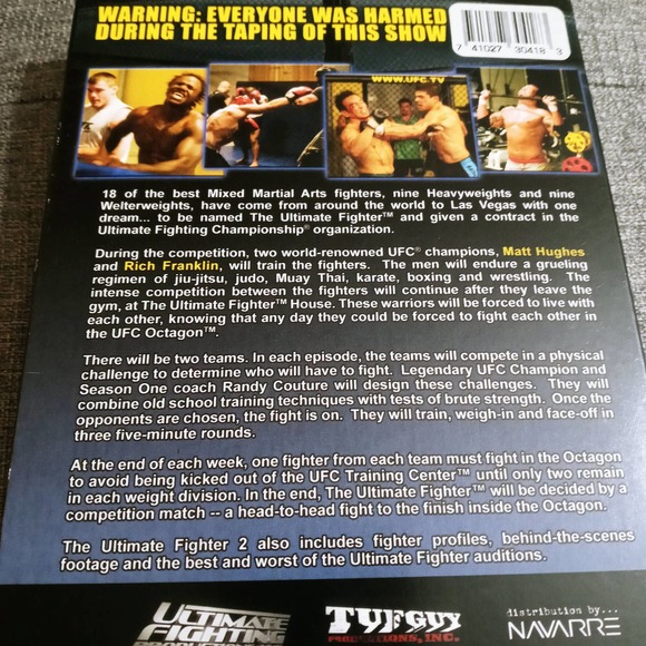 UFC | Media | Ufc Ultimate Fighter 2 Disc 2 3 4 5 Mixed Martial Art ...